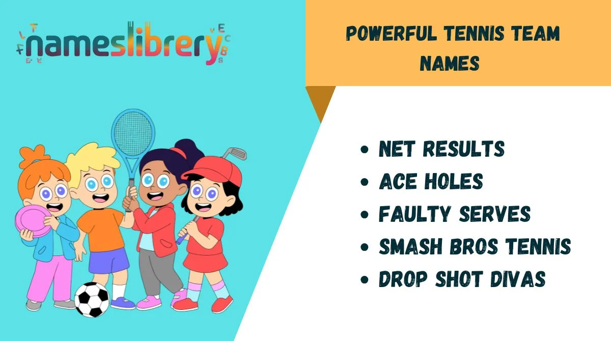 193+ Powerful Tennis Team Names for Every Squad (2026 Edition)